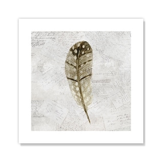 Feather Imprint I - Green - Bed Bath & Beyond - 29814311