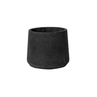 Pottery Pots 6.50"W Round Fiberclay Patt Medium Planter, Indoor Outdoor ...