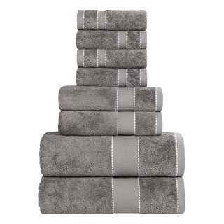 Blue Nile Mills Egypt Produced Giza Cotton Dobby Ultra-Plush Thick Soft ...