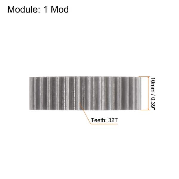 Spur Gear 6mm Inner Hole Gear 32T Mod 1 Carbon Steel Motor Gear - Bed ...