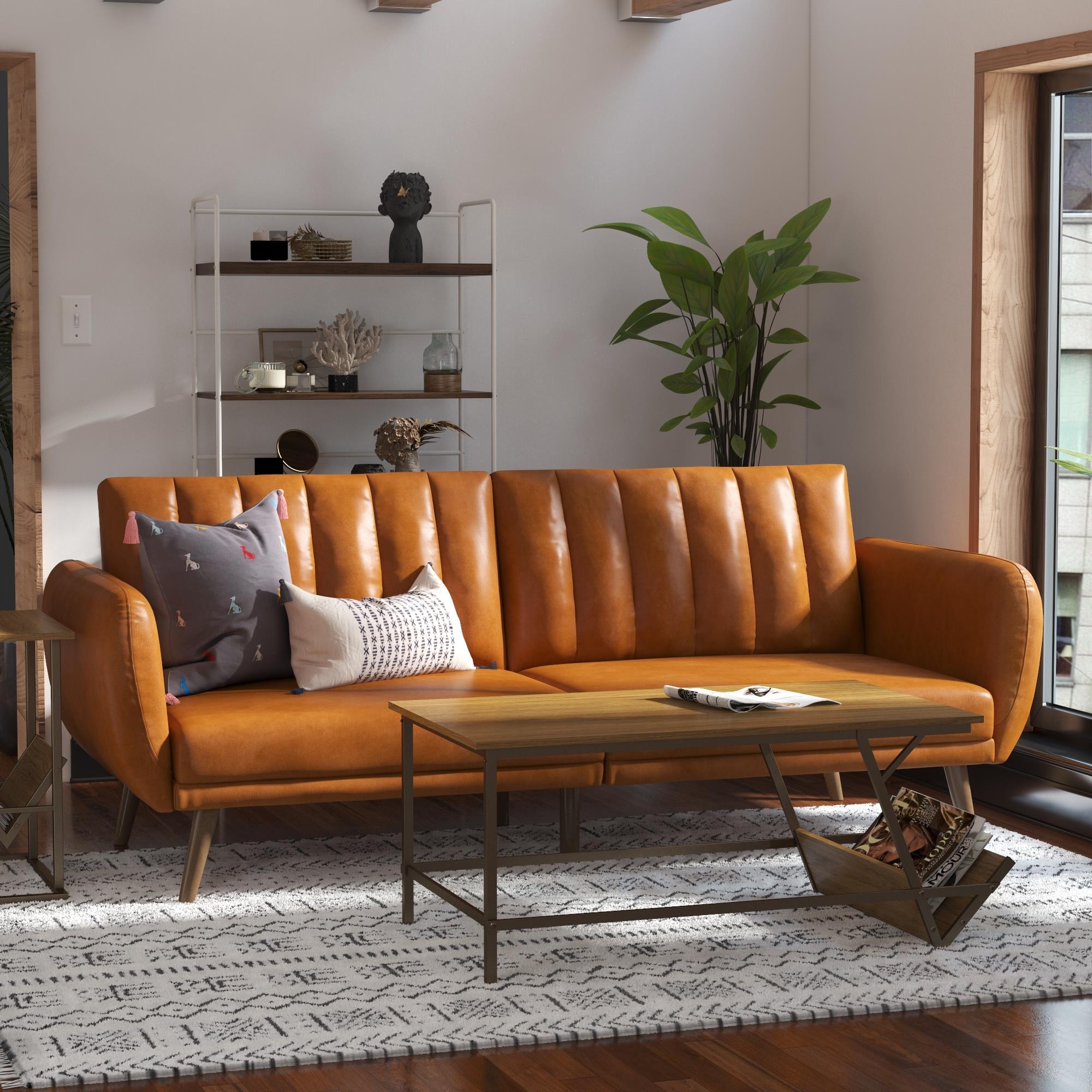 Faux Leather Futons Bed Bath Beyond