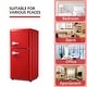 JEREMY CASS 3.5 cu.Ft. 2 Door Compact Refrigerator with Freezer, Mini ...