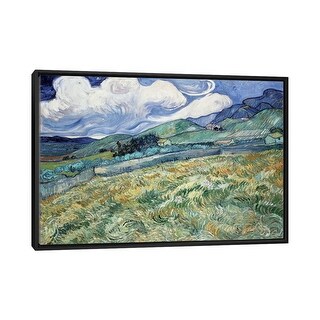 iCanvas "Landscape at Saint-Remy" by Vincent van Gogh Framed Canvas ...