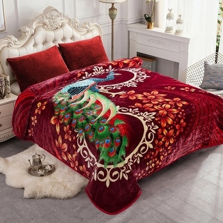 Printed Rachel Plush Blanket 75"x91" - Bed Bath & Beyond - 35168897