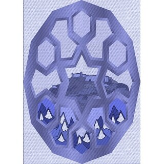 Ahgly Company Machine Washable Transitional Blue Angel Blue Area Rugs ...