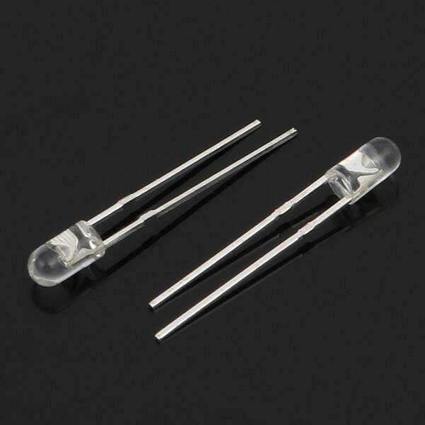DC 3.0V-3.2V 20mA Bright LEDs 3mm Diameter White Light Emitting Diodes ...