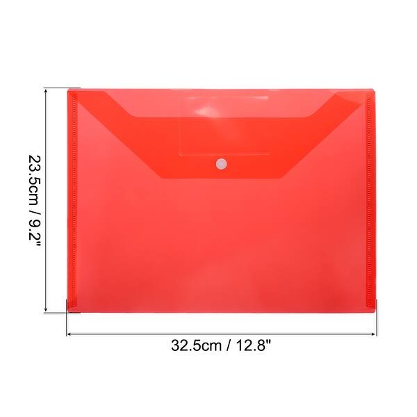 plastic envelope folder with snap closure