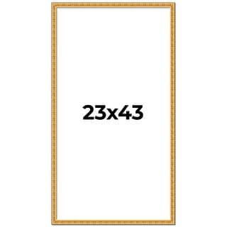 23x43 Frame Gold Real Wood Picture Frame Width 1 inches | Interior ...