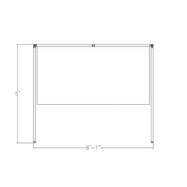 Freestanding U-Shaped Clear Cubicle Electric Sit-To-Stand Desk 5X6X65H ...