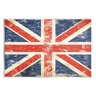 Stupell Rustic United Kingdom Flag Wall Plaque Art Design by Peter ...
