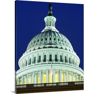 "Dome US Capitol Washington DC" Canvas Wall Art - Bed Bath & Beyond ...