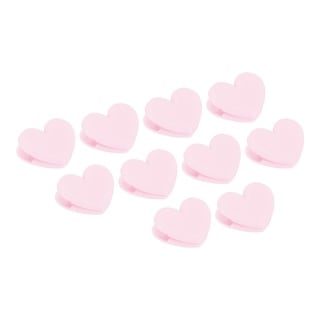 Paper and Bag Clips,30Pcs Heart Shape Clamps Snacks Bag clips,Pink ...
