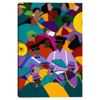 Second Line New Orleans by Synthia SAINT JAMES Canvas Art Print - Bed ...