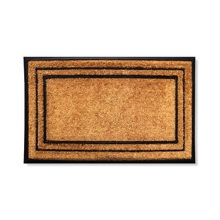 A1HC Natural Coir & Rubber Door Mat, Heavy Duty, Dirt Trapping, Long ...