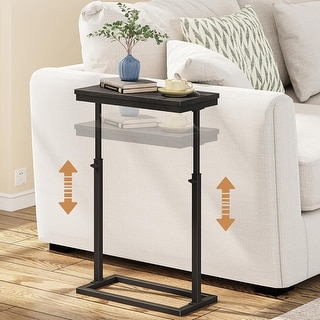 Adjustable Height Side Table for Sofa, Bedroom, and Living Room - Bed ...