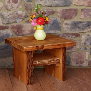 Live Edge Locust Wood Sunrise Thicket Side Table - Bed Bath & Beyond ...