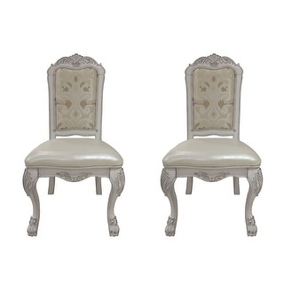 Set of 2 Upholstered Side Chairs in Bone White - Bed Bath & Beyond ...