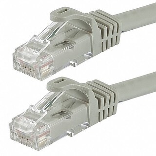 Voice and Data Patch Cord: Flexboot, Flexboot, 6, RJ45, RJ45, 5 ft Lg ...