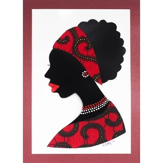 Novica Handmade Mansah In Red Painting - Bed Bath & Beyond - 37630295