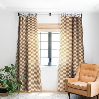 Blackout Aria Rectangle Tiles Made-to-Order Curtain Panel (One Panel ...