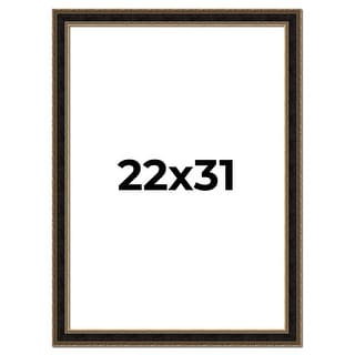 22x31 Frame Gold Antique Vintage Sold Wood Picture Frame | 1.75 Inch ...