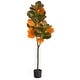 Artificial Fiddle Leaf Fig Tree 4.5Ft Indoor Fall Decor Large Realistic ...