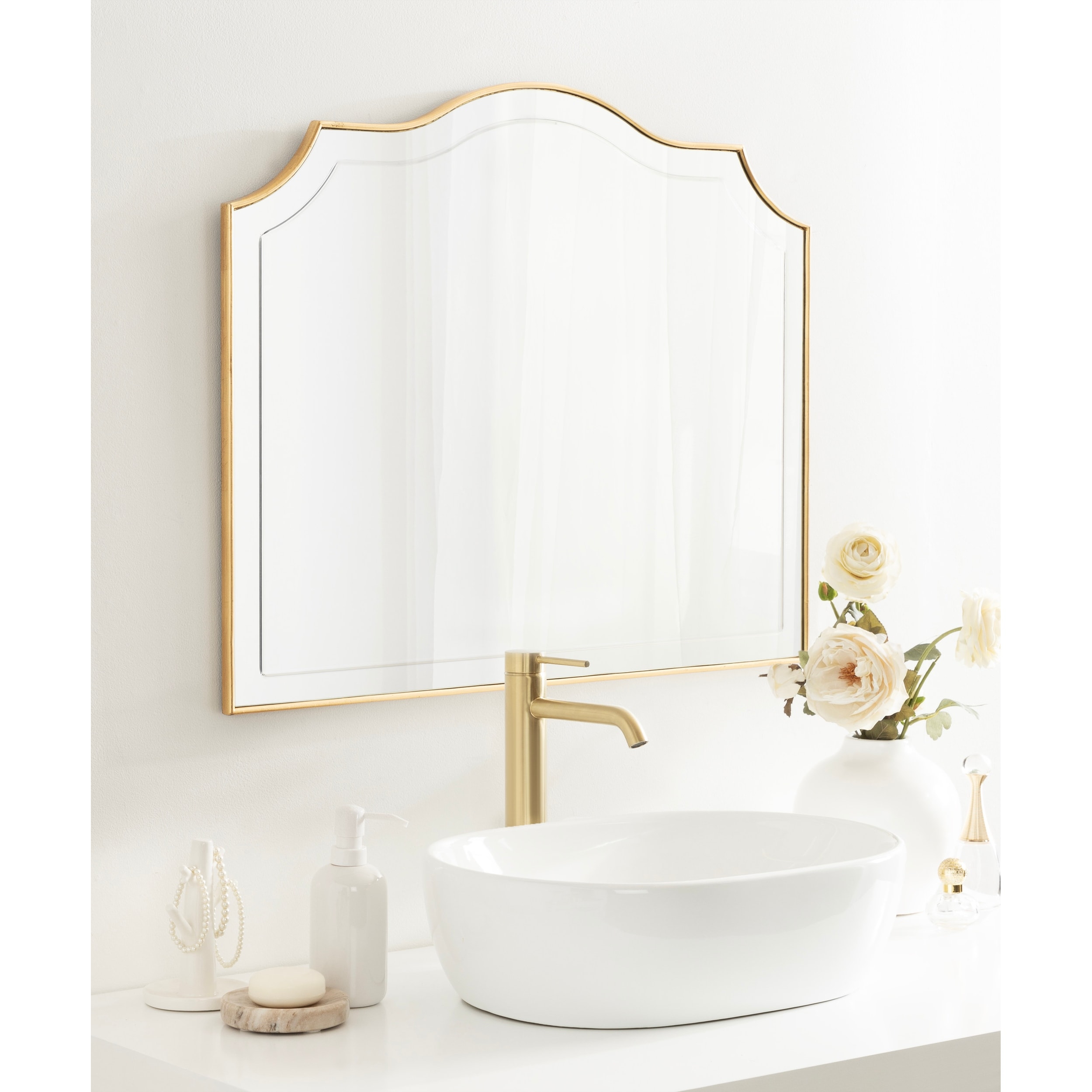 Kate and Laurel Leanna Arch Framed Wall Mirror - 20x30 - On Sale - Bed ...