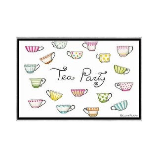 iCanvas "Tea Party Tea Cups" by Bella Pilar Framed - Bed Bath & Beyond ...