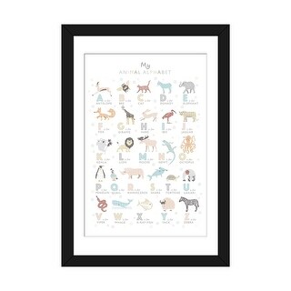 iCanvas "Neutral Animal Alphabet" by PaperPaintPixels - Bed Bath ...