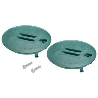 10 Inch Sprinkler Valve Box Cover, 2 Pack Irrigation Valve Box Cover ...