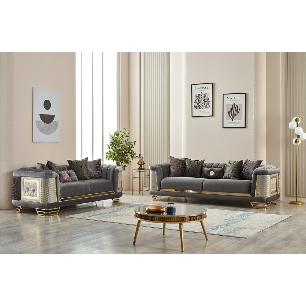 Grey 2 Piece, Accent Chairs Living Room Sets - Bed Bath & Beyond