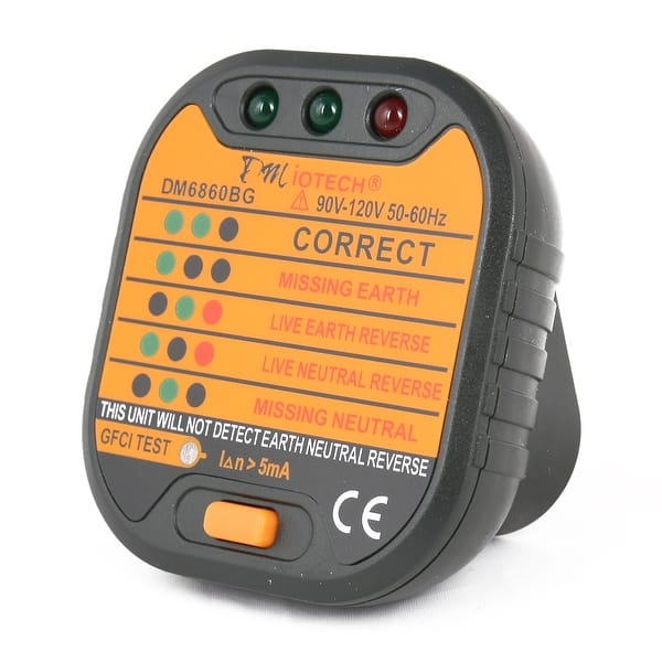 Power Socket Outlet Tester Polarity Checker Test US Plug 110V 120V ...