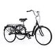 26'' European Adult Tricycles 3 Wheel W/Installation Tools with Low ...