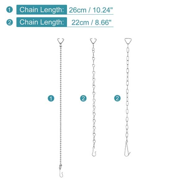 1set Toilet Flapper Chain 3 Styles Toilet Handle Lever Lift Flush ...