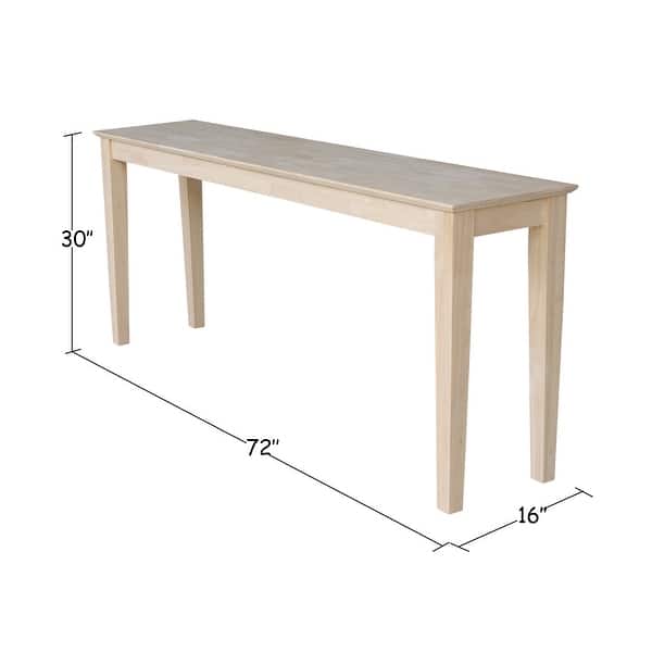 Porch & Den Fairview 72-inch Shaker Console Table - Bed Bath & Beyond ...