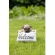 Pug With Welcome Sign - Overstock - 33312958