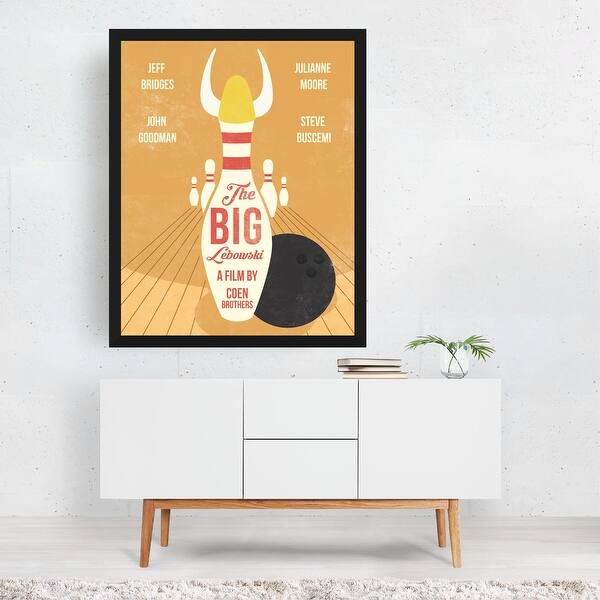 Big Lebowski Movie Poster Illustrations Minimal Art Print/Poster - Bed ...