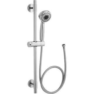 PROFLO 1.8 GPM Multi Function Hand Shower Package - Includes Slide Bar ...