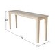 Porch & Den Fairview 72-inch Shaker Console Table - Bed Bath & Beyond ...