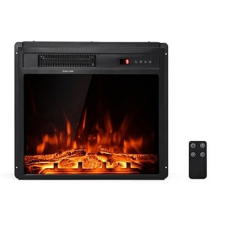 18/26 Inch Electric Fireplace Insert Freestanding with Remote Control ...