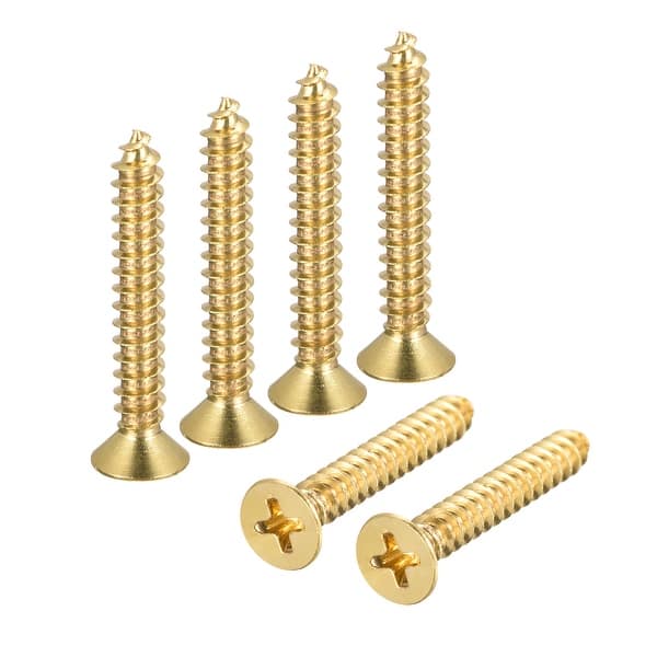 Wood Screws Phillips Flat Head Self Tapping Connector for Door Hinges ...