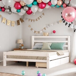 Solid & Sturdy Full Size Platform Bed - Bed Bath & Beyond - 40721977