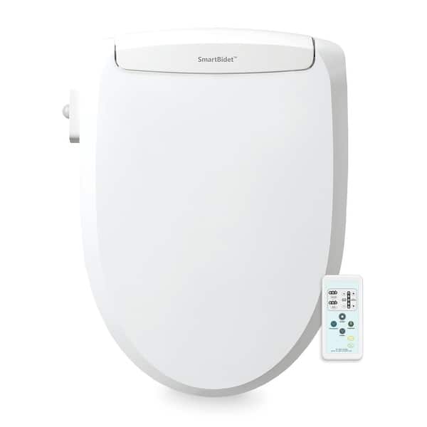 SmartBidet SB-100R Electric Bidet Toilet Seat for Most Elongated Toilet ...