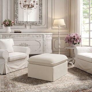 Bradyn Linen Upholstered , Rectangular Ottoman - Bed Bath & Beyond ...