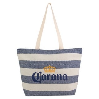 20" Corona Striped Beach Bag - Bed Bath & Beyond - 38308217