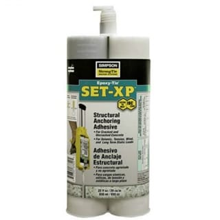 Simpson Strong-Tie SET-XP22 High-Strength Epoxy Tie Anchoring Adhesive ...