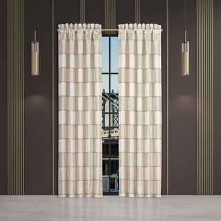 J. Queen New York Brando Ivory Window Panel Pair - Bed Bath & Beyond ...