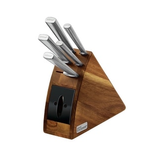 Wiltshire StaySharp 6 piece Knife Block Set with Integrated Sharpener ...