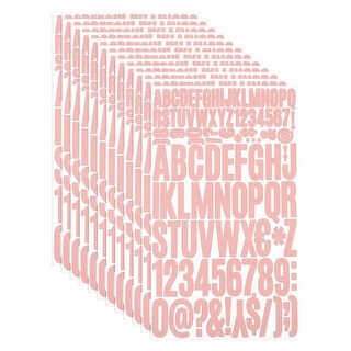 Vinyl Letters Numbers Stickers Kit, Self Adhesive Decals for Mailbox ...