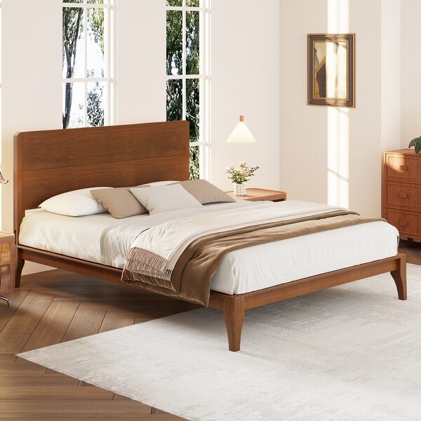 Bamboo floor bed store